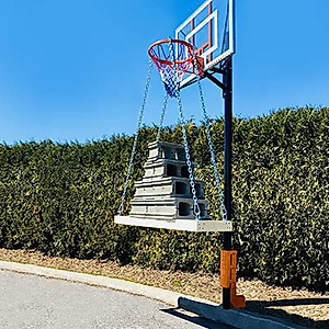 PROBASE Steel Stand for Portable Basketball Hoop. Replaces Any Kind of Portable Hoop Plastic Base. Give Roots to Your Portable Hoop