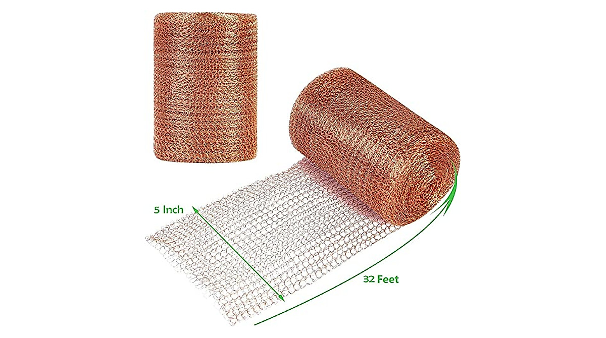 Copper Mesh Roll for Rodent & Pest Control - 32 Ft Pure Copper