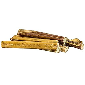 hotspot pets Bully Sticks 6 Inch- 10 Pack- Premium Natural Long Lasting Bully Sticks for Medium Dogs Beef Pizzle Treats - Grain Free Fully Digestible Rawhide Alternative Stix