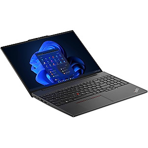 Lenovo ThinkPad E16 Gen 1 21JN0040US 16" Touchscreen Notebook - WUXGA - 1920 x 1200 - Intel Core i5 13th Gen i5-1335U Deca-core (10 Core) 1.30 GHz - 16 GB Total RAM - 8 GB On-Board Memory - 512 GB