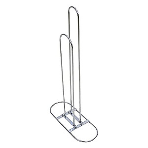 Chrome Plated Metal Hanger Stacker Holds 50-70 Hangers, Organize Wood, Metal and Plastic Adult Size Hangers for Pants and Shirts (Quantity 1) (1)