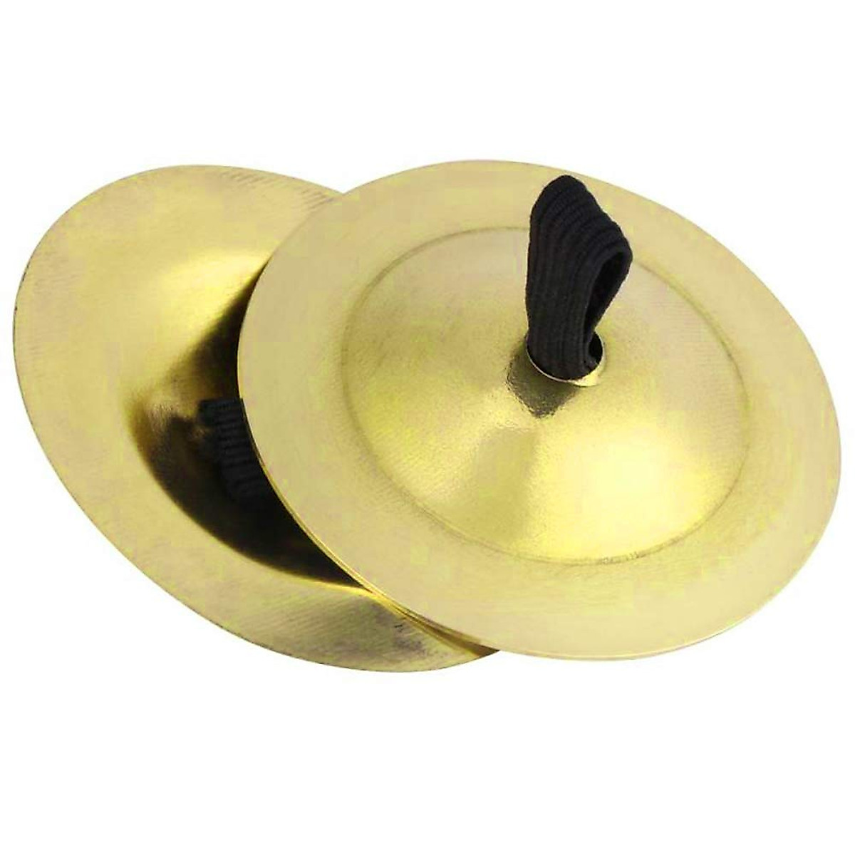 bjlongyi Belly Dance Finger Cymbal Durable Brass Material,1pair as Your Musical Instrument Accessories GOLD