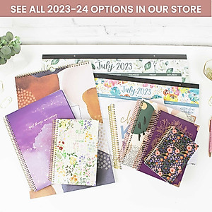 bloom daily planners 2023-2024 Academic Year Day Planner (July 2023 - July 2024) - 5.5” x 8.25” - Weekly/Monthly Agenda Organizer Book with Stickers & Bookmark - Ukrainian Floral