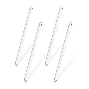 Dichroma 4 Pack T5 8W Replacement Bulb for Faicuk WS108 Wall Sconce Fly Light Trap, 12 Inch F8T5/BL UVA Fluorescent Led Bug Zapper Bulbs