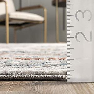 nuLOOM Jovi Transitional Tribal Print Area Rug, 4' x 6', Beige