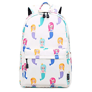 Abshoo Lightweight Cute Unicorn Backpacks For School Kids Girls Backpack With Lunch Bag (Set Unicorn and Fox Blue)