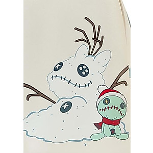 Loungefly Disney Stitch Holiday Snow Angel Glitter Mini Backpack