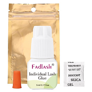 Individual Lash Glue FADLASH Cluster Lash Glue 2-3S Dry Time 7-15 Days Retention DIY Lash Extension Glue Self Application Sensitive Lash Cluster Glue Black 5ml (DIY/Cluster Lashes Use Only)