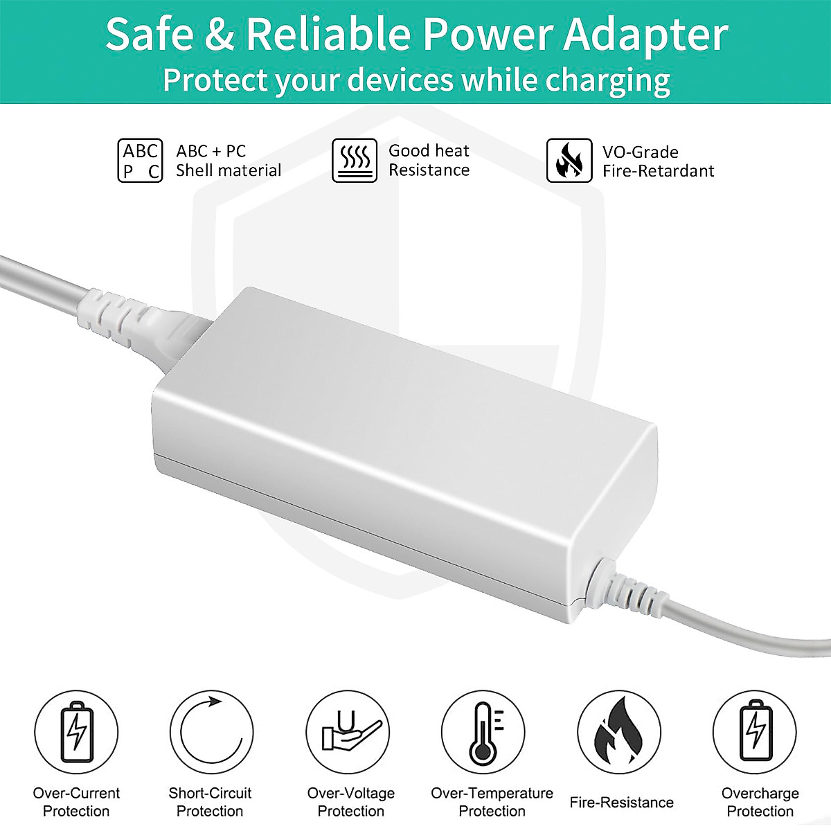 HKY 19V AC Power Adapter compatible with LG V220 V325 V720 V960 XPION 29V940 34UM95 34UC97C 34UM94 34UM94-P 34UM94-PD 34UM95-P 34UM95-PD 34UM95-PE LGUM95 34WN80C 34WN80C-B LCAP31 All-in-one PC Charger