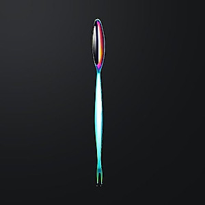 Seafood Tools Shiny Practical Lobster Spoons Smooth for Seafood,Nut Double Headed Seafood Utensils Fruit Fork Crab(Gold)