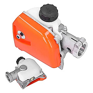 Chainsaw Gearbox Head, Multi Function Pole Saw Pruner Brush Tree Cutter Replacement Tool Gears Assembly Attachment Part for Hedge Trimmer Lawn Mower High Branches Saw Garden Gearhead(26mmx7 Teeth)