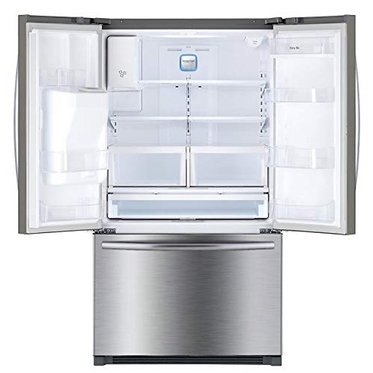 Winia 26cu.ft. French Door Refrigerator with Ice & Water Dispenser, Stainless Steel