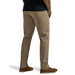 Lee Men's Big & Tall Extreme Motion Straight Taper Jean Cougar 52W x 30L