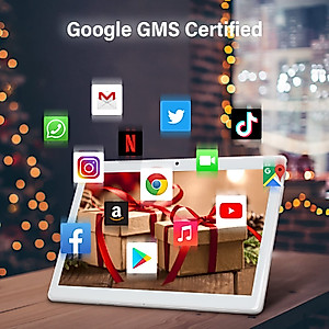 Tablet 10.1 Inch, Android 10.0 Tablets,2GB RAM 32 ROM, Dual 4G Cellular, 2MP+5MP Camera, Octa-Core Processor, WiFi, GPS, Bluetooth, Tablet PC 5000mAh Battery