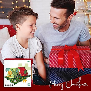 DIY Assembling Electric Trolley,2024 New Christmas Toddler Puzzle Track Play Set with Vehicles,Children's Educational Puzzle Track Car Play Set for Kids (4 * Puzzle Tracks, Vehicle#A)