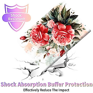 Case for Samsung Galaxy Tab S8 2022/Tab S7 2020 11 Inch (Model SM-X700/X706/T870/T875/T878), Multi-Angle Stand Smart Protective Cover, Shockproof Case Auto Sleep/Wake, Peony Painting