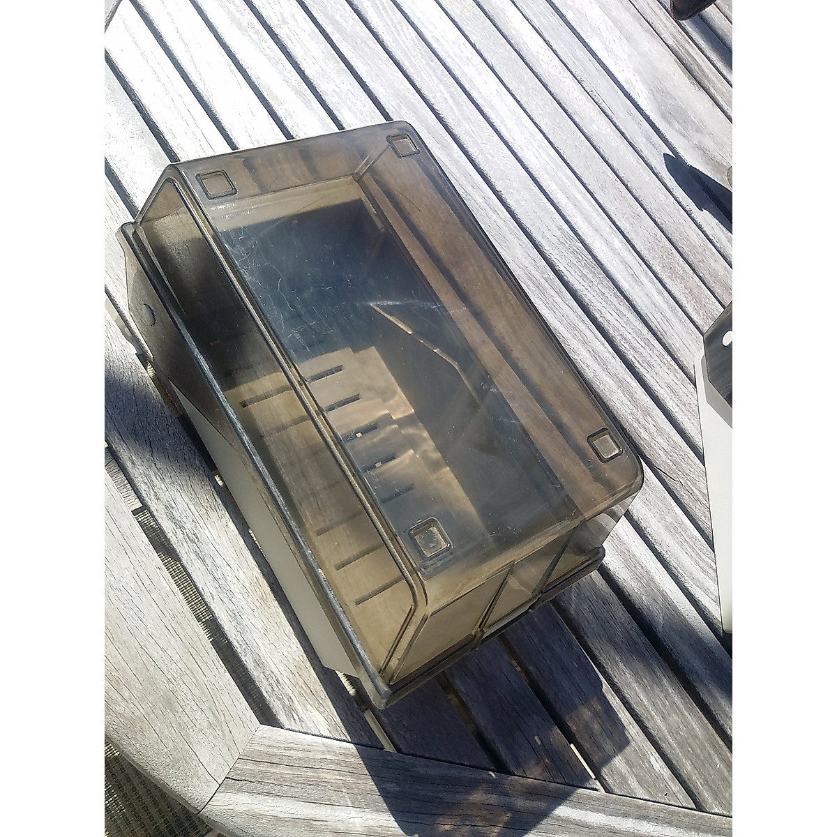 Longform: Vintage 1980s Floppy Disk 5 1/4 5.25 Storage Case Data-Case Hinged Plastic Holder