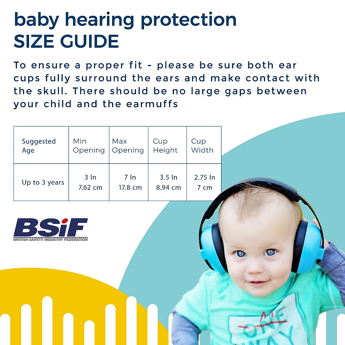 Baby BANZ Earmuffs Infant Hearing Protection â€“ Ages 0-2+ Years â€“ Industry Leading Noise Reduction Rating â€“ Soft & Comfortable â€“ Baby Ear Protection