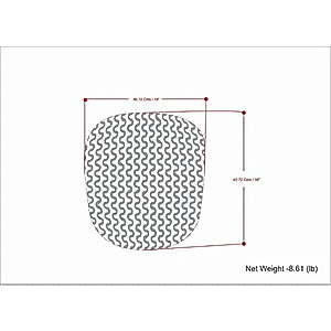 Pemberly Row Round Pouf Ottoman, Small Hand Knitted Hassock Footrest for Living Room, Cotton Woven Bean Bag Foot Stool for Couch, Orange Cloth Puff Chair for Floor, 18"x18"x18"