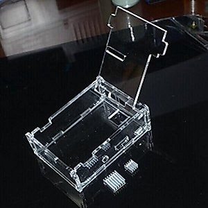 ! Raspberry Pi 3 Model B Box case Shell Generation B+ Acrylic Shell Latest Box + 2 Heat Sinks