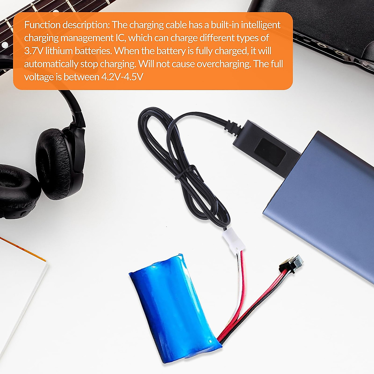 3.2V Battery USB Charger Cable for V912/MJX F45 RC Toys