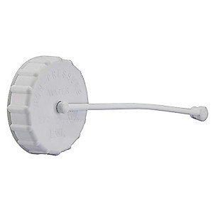 RecPro Fresh Water Fills Cap Only | 222PW-A Polar White or Black Cap and Strap (White) | Made in America