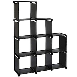 SOONEEDEAR 9/6 Cube Closet System Shoes Shelves DIY Closet Organizers and Storage Cube Bookcase for Books, Clothes, Toys, Shoes and Daily Necessities,Home Furniture