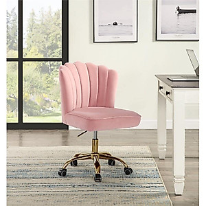 Acme Furniture Moyle Office Chair, Gold