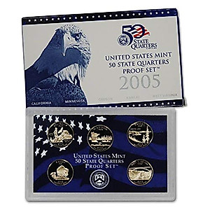 1999 S - 2009 S All 56 Proof State & Territory Quarters Complete Set With Boxes and COA Proof Proof
