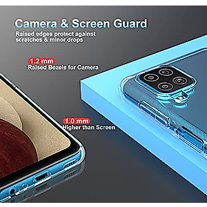 Samsung A12 Case, Galaxy A12 Case, ykooe Clear Case for Samsung Galaxy A12 6.5" Soft Slim TPU Phone Protective Cover