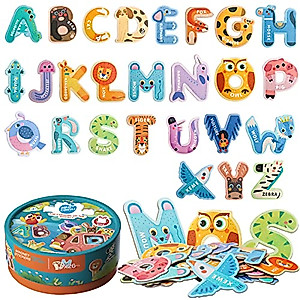 Wooden Magnetic Letters