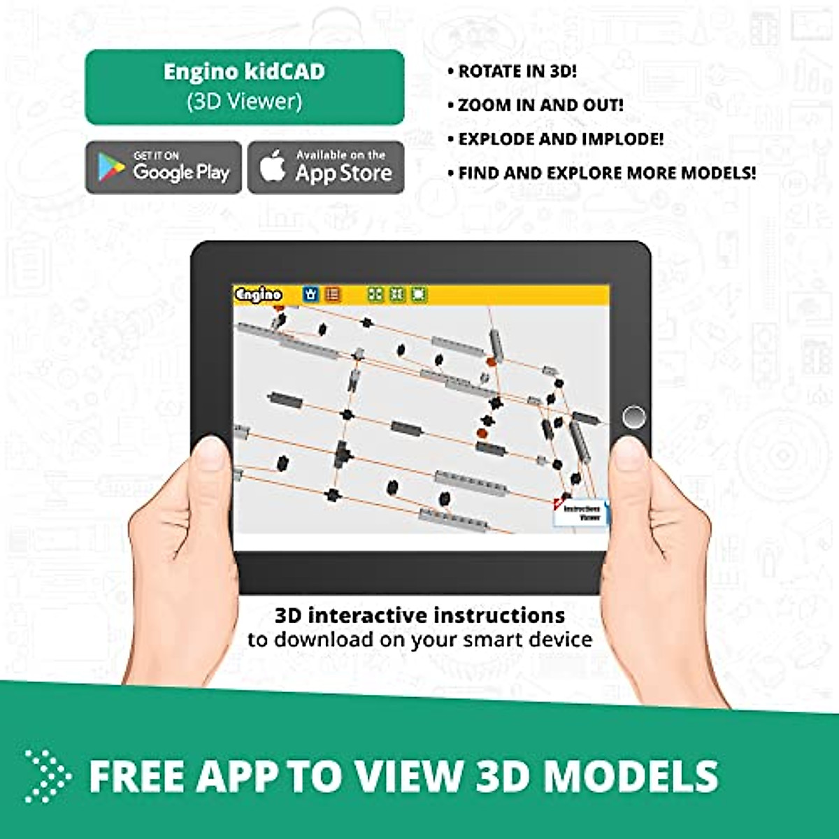 Engino- STEM Toys, Physics Laws: Inertia, Friction, Circular Motion, Construction Toys for Kids 9+, Educational Toys, Gifts for Boys & Girls (6 Model Options)