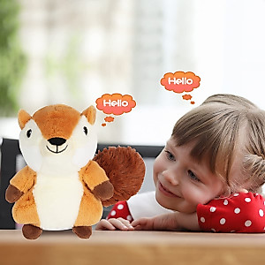 XYH Toddler Toys Talking Hamster Repeats What You Say, Electronic Pet Talking Plush Toy, Ideal for Kids, Also Gift of Christmas.