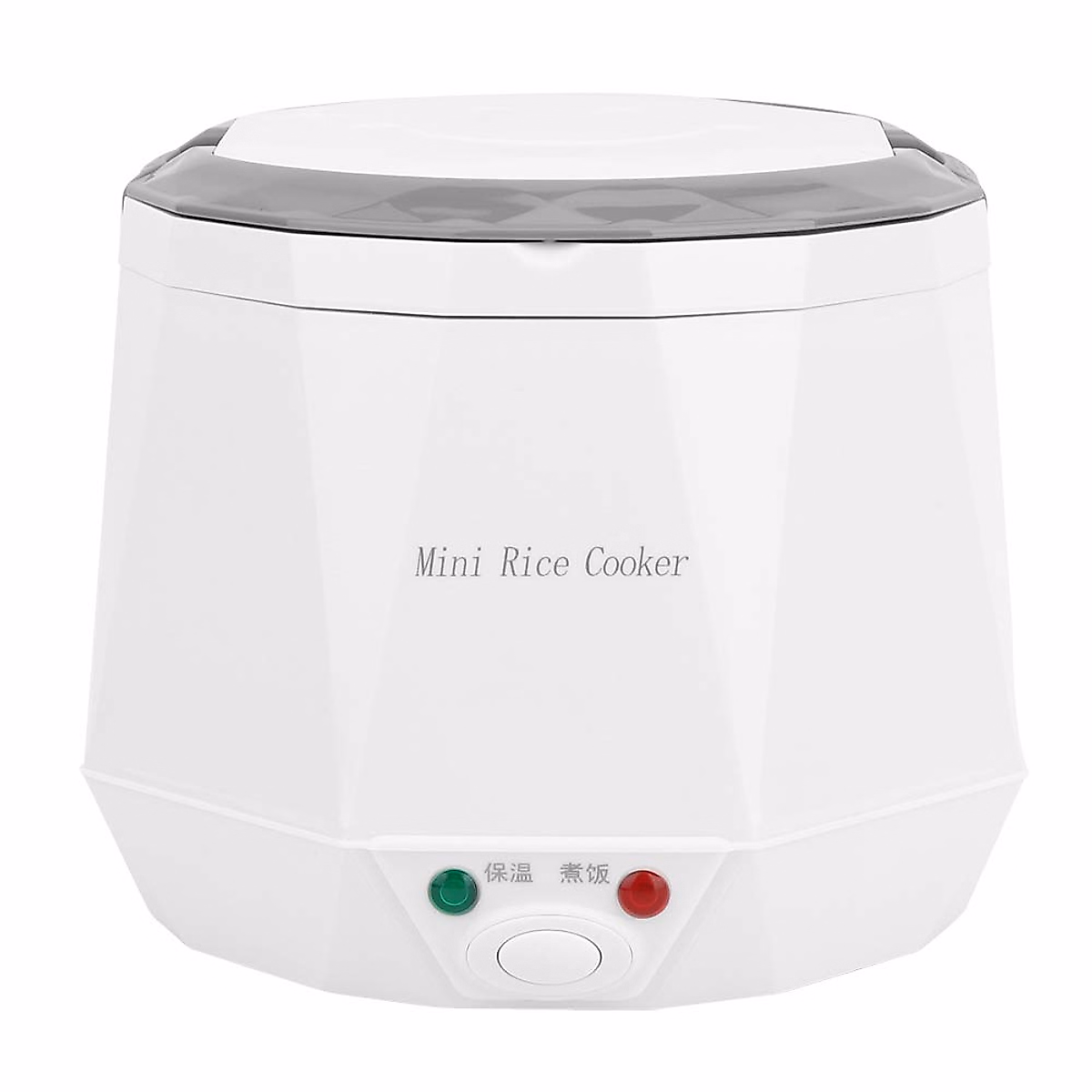 Mini Rice Cooker, 1.6L Mini Portable Electric Rice Cooker Rice Cooking Tool Food Steamer for 12V Car Use WhiteRice Cookers