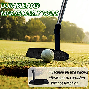 POSSOT Golf Putter Zinc Aluminum Alloy Putters Golf Club Right Handed CNC Milled Putter Face Sturdy Steel Shafts Easy-to-Control Grip for Man and Woman Golfer