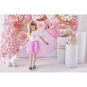 DXTON Baby Tutu Skirt for Toddler Girls Outfits Skirt for 2-8 Years SK114 10T