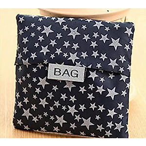 LENJKYYO 6x Reusable Shopping Bag Foldable Shopping Bag Travel Tote Grocery Bags Washable