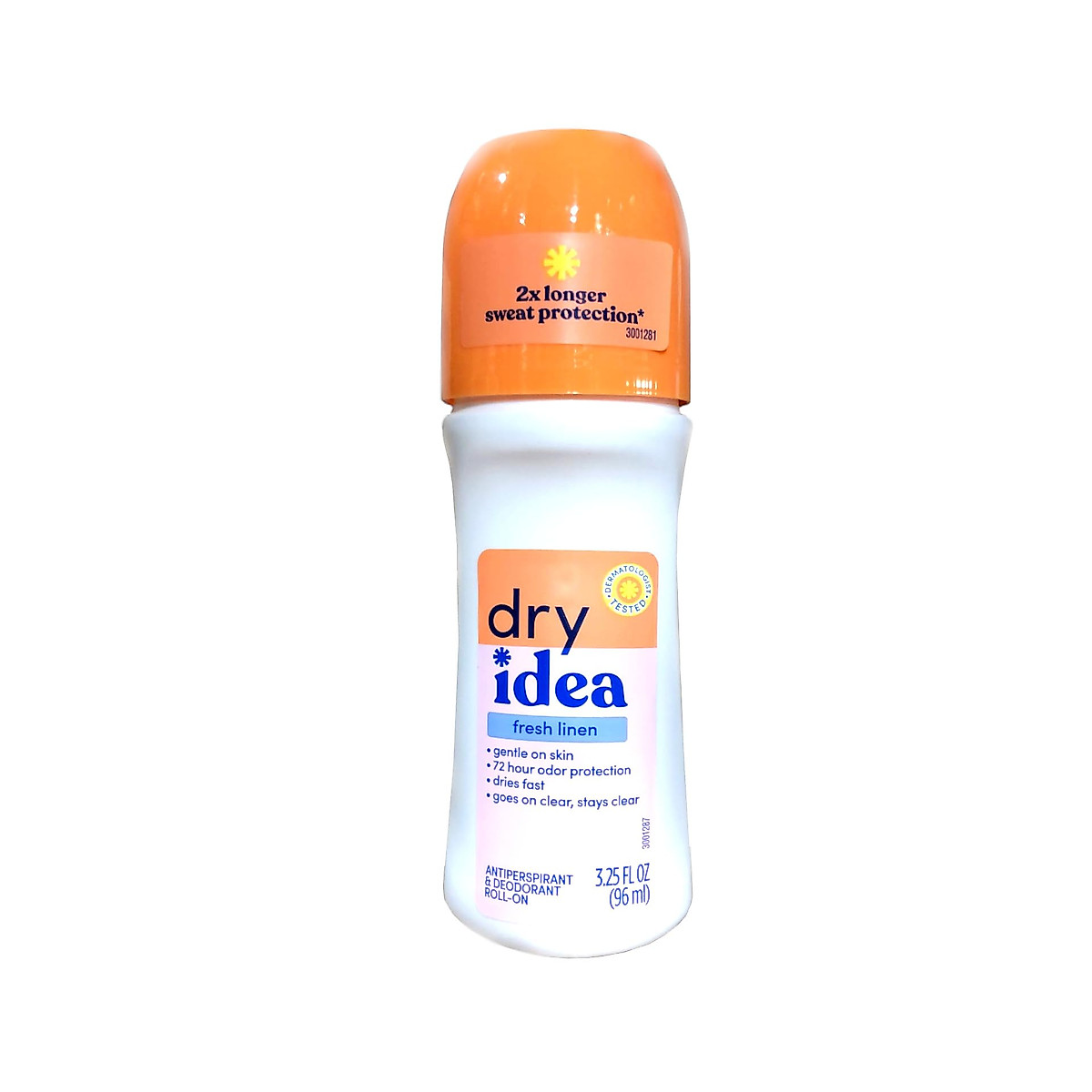 Dry Idea Fresh Linen Roll-On Antiperspirant Deodorant Fresh Linen 3.25 Ounce (Pack of 5)