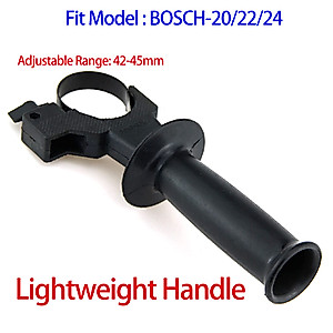 1Pcs Black Plastic Electric Hammers Handle Auxiliary Side Front Handle for Bosch Gbh2-20/22/24, Power Tools Accessories (Bosch-20/22/24)