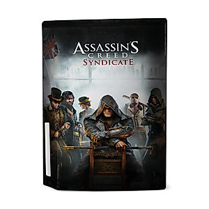 Head Case Designs Officially Licensed Assassin's Creed Key Art Syndicate Graphics Vinyl Faceplate Gaming Skin Decal Compatible With Sony PlayStation 5 PS5 Disc Edition Console & DualSense Controller
