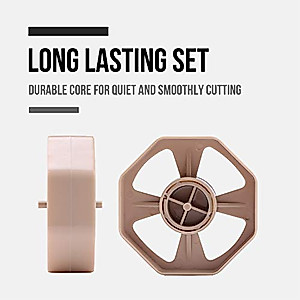 Lichamp Desktop Tape Dispenser Holder with Large 3 inches Core for Masking Tape, Heat Transfer Tape Sublimation, Painters Tape, Freezer Tape and Kitchen Tape