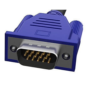 Kyper USKyper-1367 Monitor Cable 6ft 15 pin M/M VGA to VGA SVGA 1080P Full HD High Resolution for TV Computer Projector (1)