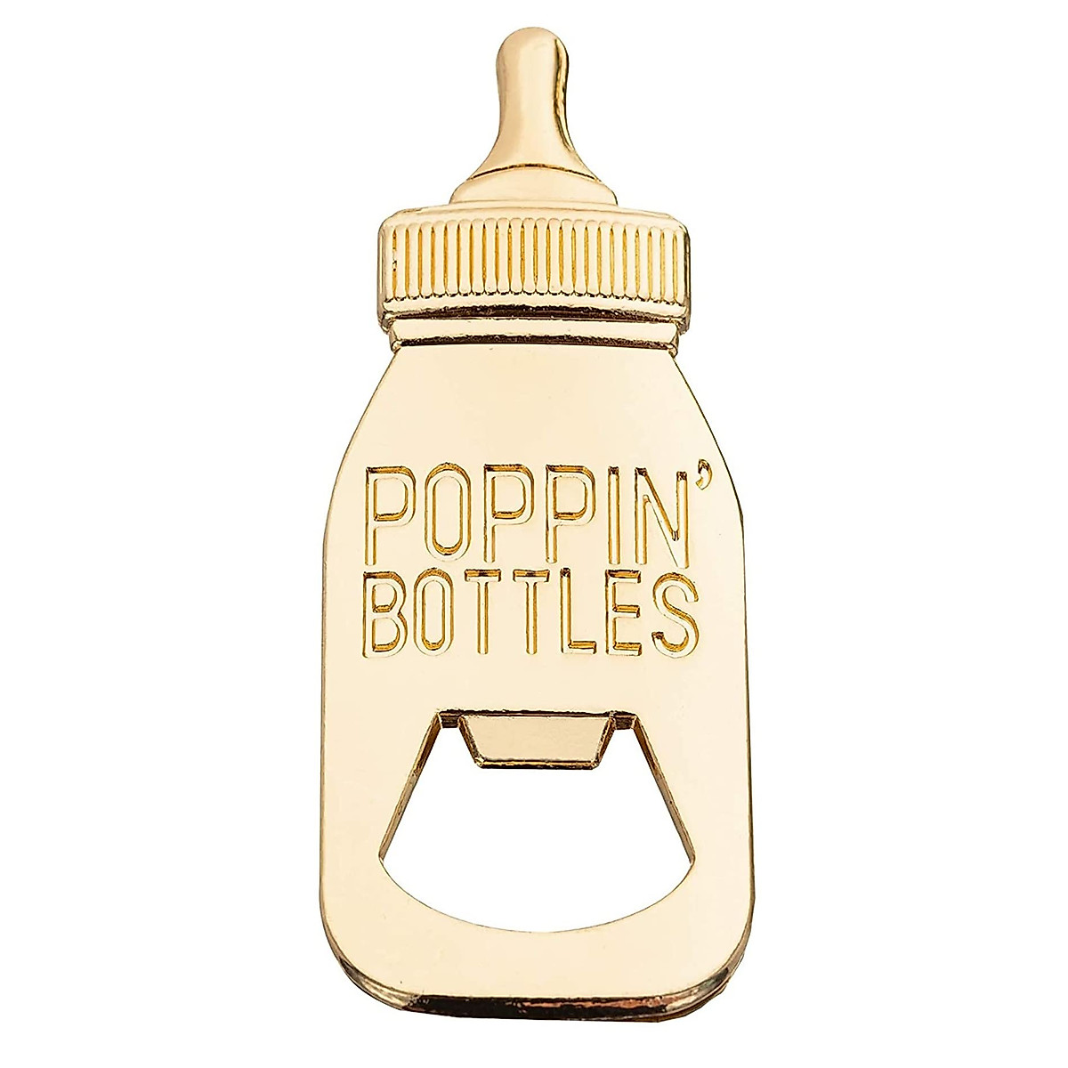 DAJAMAI Set of 18 Bottle Openers for Baby Shower Favors Gifts, Bridal Baby Shower Decorations Souvenirs, Poppin Bottles Openers with Exquisite Gifts Box used for Baby Party (New White)