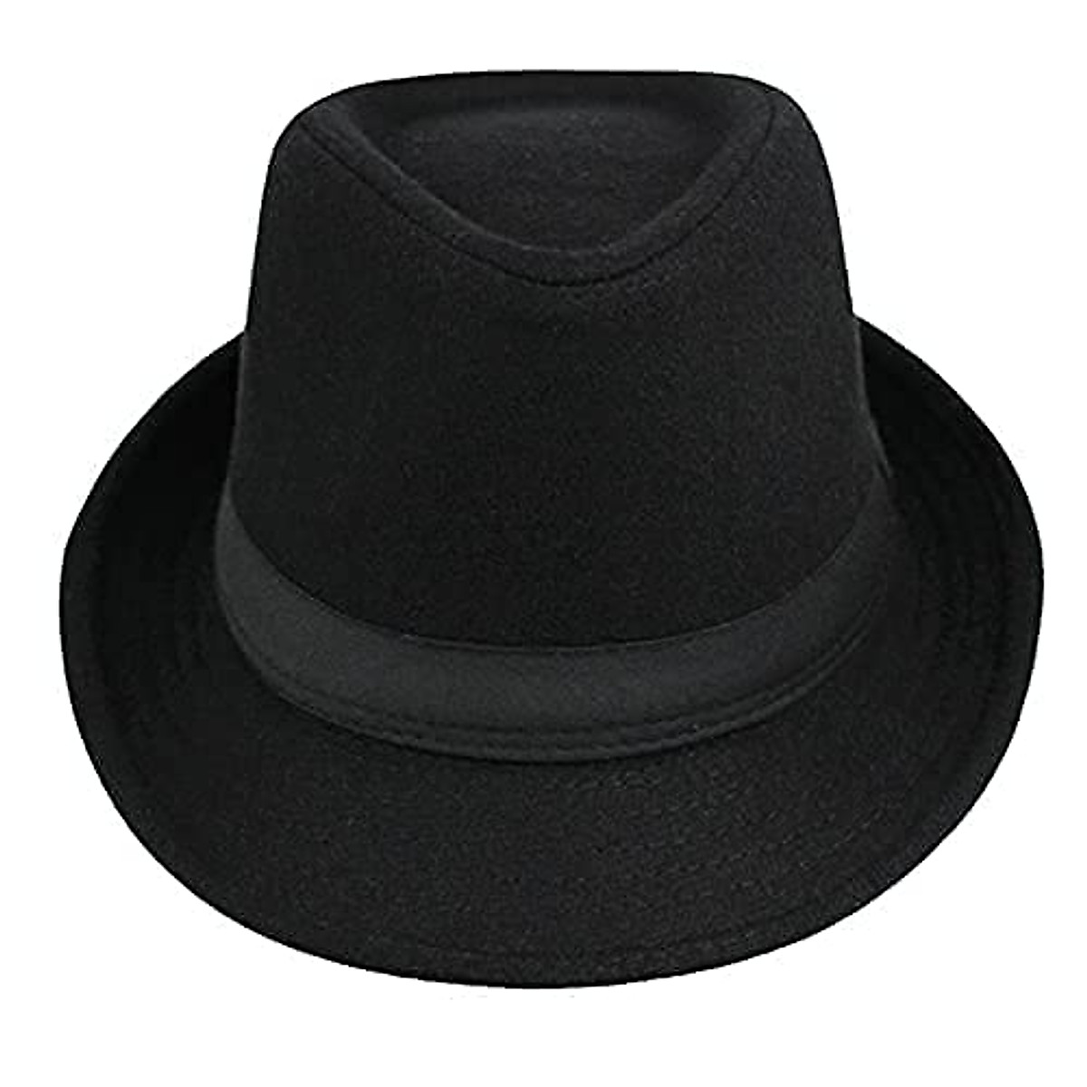 Classic Plaid Manhattan Structured Gangster Trilby Fedora Hat for Mens and Womens Cuban Style Derby Hat Jazz Cap…