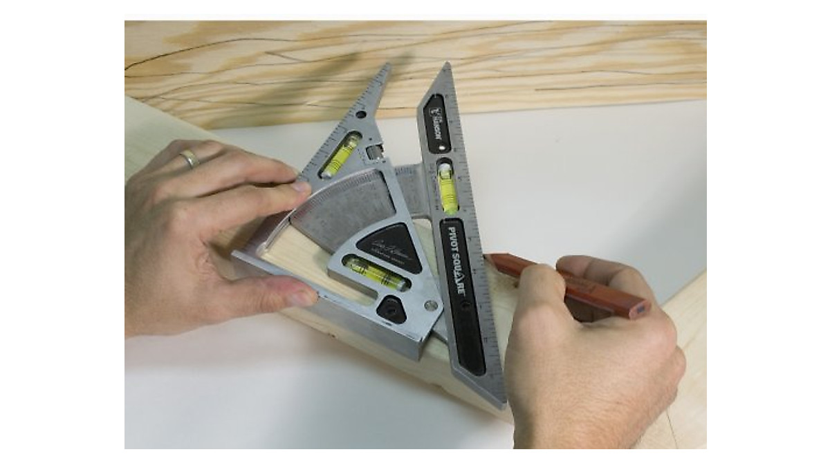 CH Hanson Pivot Square for Precise Angle & Roof Pitch Measurement