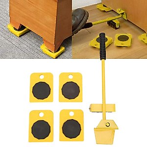 Furniture Transport Set Lifter Moving Plate, 150KG Capacity Transport Moving Plate Smoothing Scroll Wheel, Compact Size for Carrying Heavy Objects