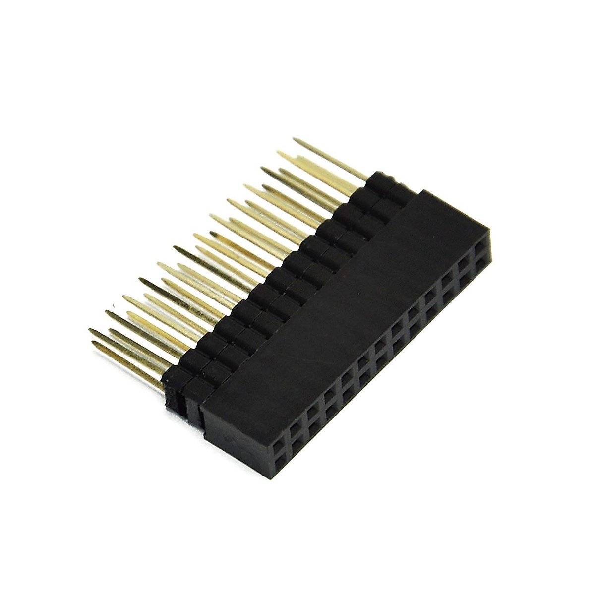 2x13 Pin Stackable Female Header 0.1" Compatible with Raspberry Pi Gpio Extra Tall(Pack of 2)