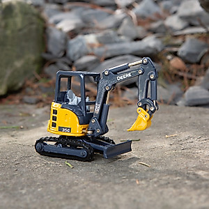 ERTL John Deere 35G Excavator (1:50 Scale) , Yellow for unisex-children