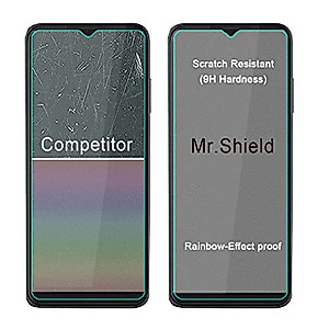 Mr.Shield [3-Pack] Designed For T-MOBILE (REVVL 6 PRO 5G) / REVVL 6X Pro 5G [Tempered Glass] [Japan Glass with 9H Hardness] with Lifetime Replacement