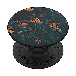 Nature Vintage Orange Flowers PopSockets Swappable PopGrip